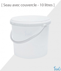 SEAU AVEC COUVERCLE - 10L