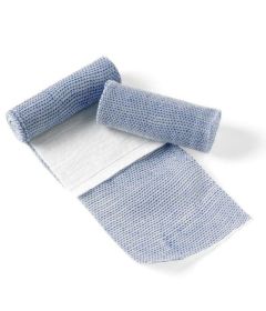 Bande Gaze Extensible 4 m x 6 cm – Couleur Bleue