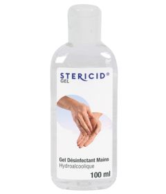 Gel Hydroalcoolique STERICID 100 ml – Large Spectre