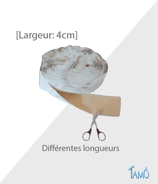 PANSEMENT ROULEAU - Tissé coton 6cm x 25m